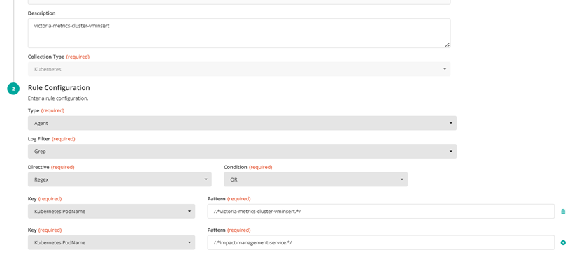 Configuring the BMC Helix Log Analytics Kubernetes Connector:- Multiple ...