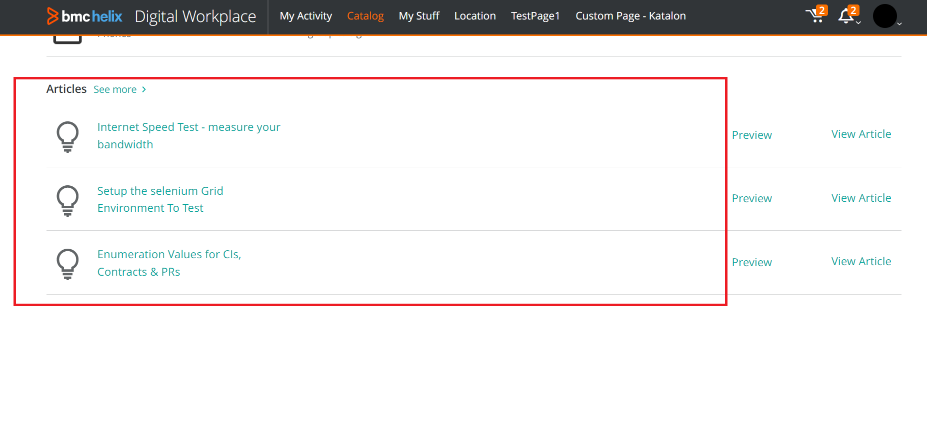 BMC Digital Workplace Basic 20.x- Knowledge Article ID and Visibility ...