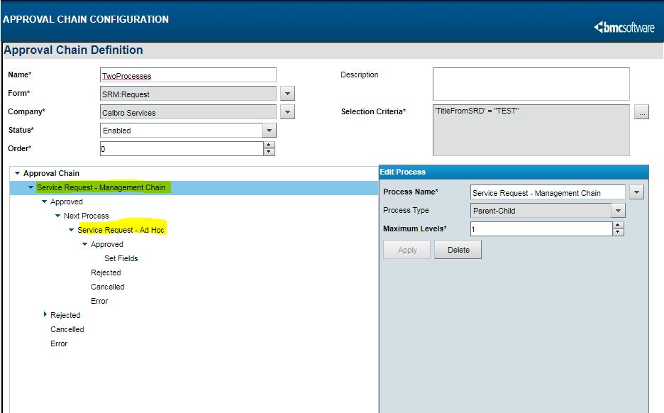 How to have 2 approval process with Management Chain first and then Ad ...