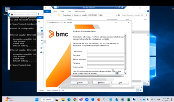 FootPrints 20.xx: How to install FootPrints application on windows ...
