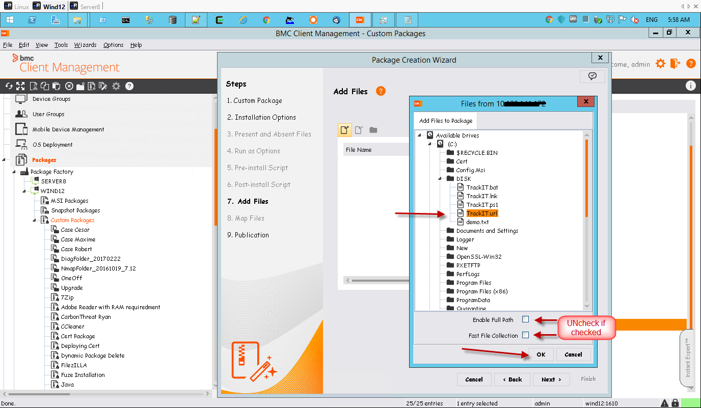 Client Management: How to Create a Shortcut using a package - Knowledge ...