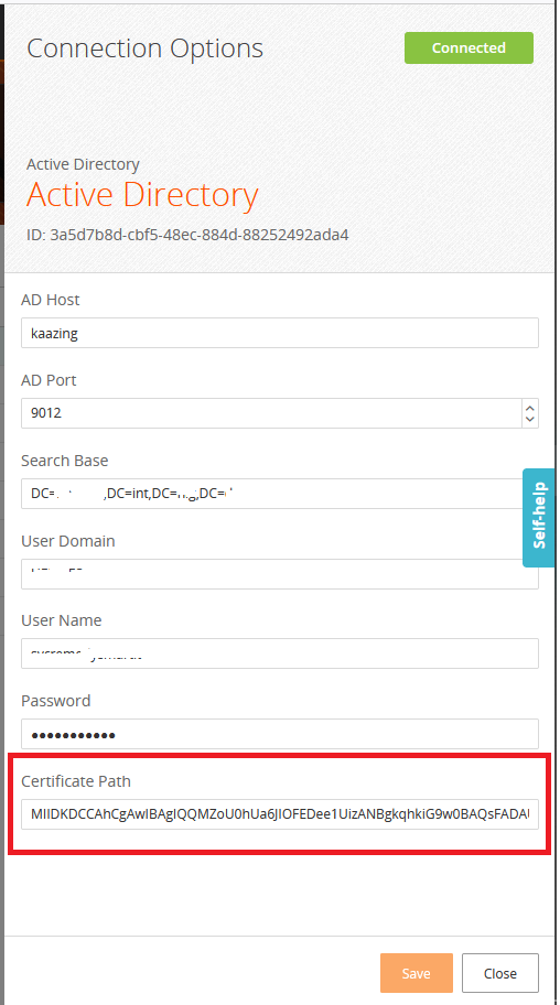 BMC Digital Workplace Catalog - Configuring AD Connector on DWP Catalog ...