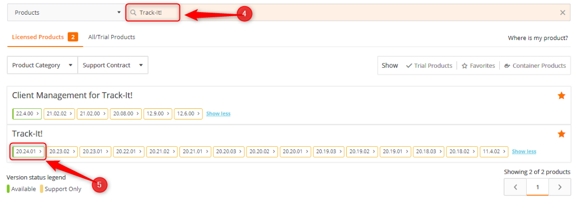Track-It! 20.xx How to download the latest version of Track-It! from ...
