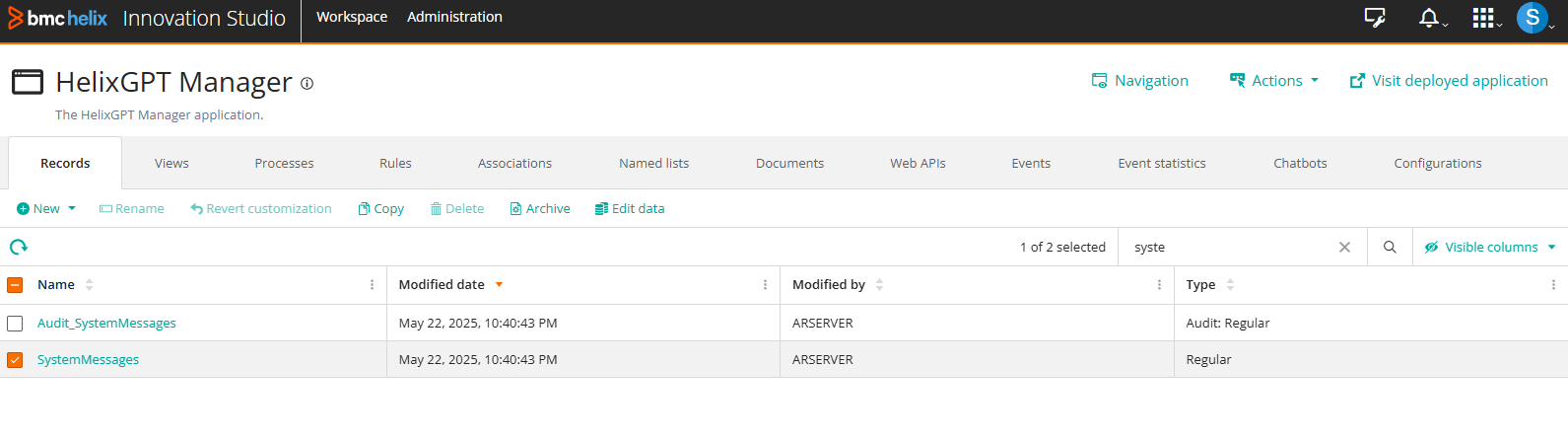 BMC Helix ITSM: Helix GPT -How to Update the Welcome Message for the MS ...